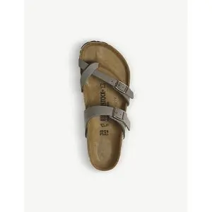 BIRKENSTOCK Mayari Faux-leather Sandals - Stone