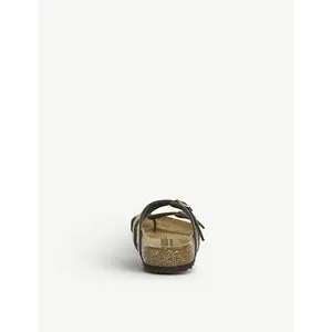 BIRKENSTOCK Mayari Faux-leather Sandals - Stone