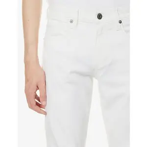 Paige Lennox Slim-fit Stretch-denim Jeans - Icecap