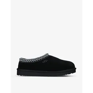 UGG Tasman Ii Shearling-lined Suede Slippers - Black