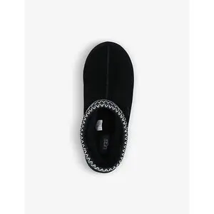UGG Tasman Ii Shearling-lined Suede Slippers - Black