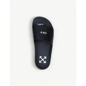 Off-White Logo-print Rubber Pool Sliders