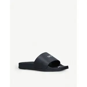 Off-White Logo-print Rubber Pool Sliders
