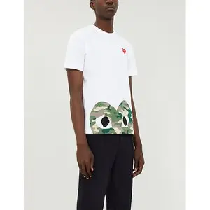 Play Comme Des Garcon Ribbed T-shirts For Women