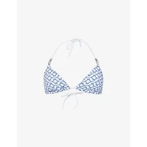 Heidi Klein Mykonos Printed Bikini Top