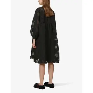 SAMSOE SAMSOE Mynthe Oversized Woven Midi Dress