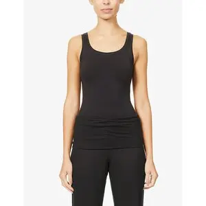 Hanro Touch Feeling Stretch-woven Vest Top - Black