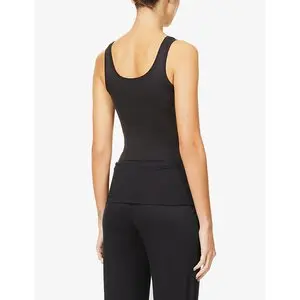Hanro Touch Feeling Stretch-woven Vest Top - Black
