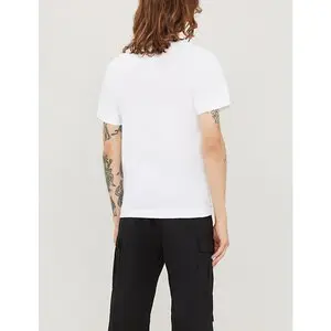 Play Comme Des Garcon Heart-print Cotton-jersey T-shirt