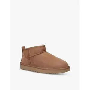 UGG Classic Ultra Mini Sheepskin Boots - Mid Brown