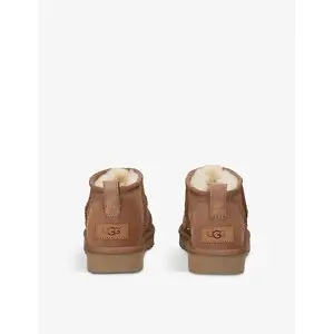 UGG Classic Ultra Mini Sheepskin Boots - Mid Brown