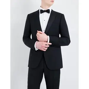 Eton Pleated-panel Double-cuff Slim-fit Cotton Evening Shirt - White