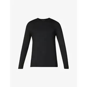 Derek Rose Basel Long-sleeved Top - Black