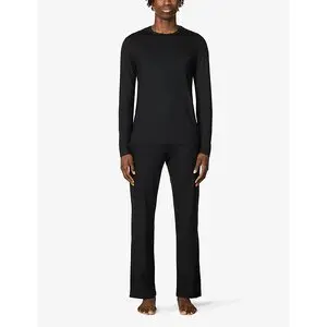 Derek Rose Basel Long-sleeved Top