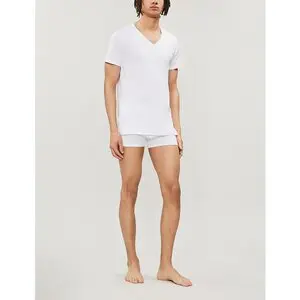 Hanro Cotton Superior Cotton-blend T-shirt - White