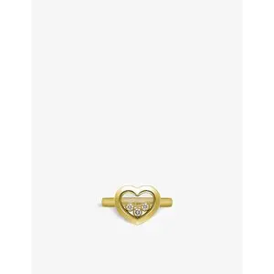 Chopard Happy Diamonds Icons 18ct And 0.15ct Diamond Ring - Yellow Gold