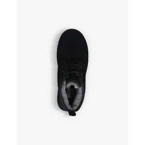 UGG Neumel Logo-debossed Suede Chukka Boots - Black