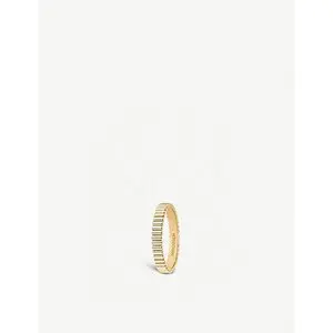 Boucheron Quatre Grosgrain 18ct Gold Wedding Band - Yellow