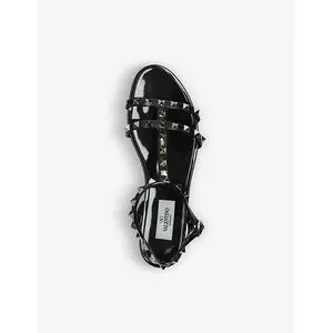 Valentino Garavani Rockstud Pvc Gladiator Sandals