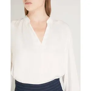 Zadig&Voltaire Satin Top - Blanc