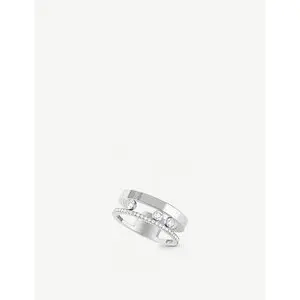 Messika Move Romane 18ct Gold And Diamond Ring - White