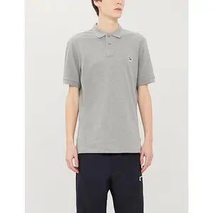 Paul Smith Zebra-appliquéd Cotton-piqué Polo Shirt