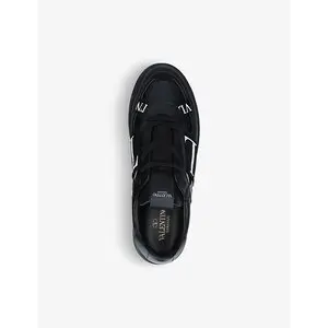 Valentino Garavani Vl7n Leather Trainers - Black