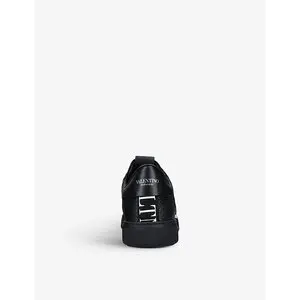 Valentino Garavani Vl7n Leather Trainers - Black