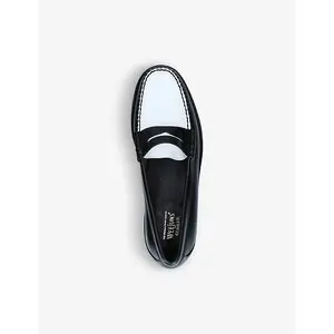 G.H. BASS & CO. Larkin Two-tone Leather Penny Loafers
