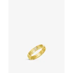 Chopard Ice Cube Pure Ring In 18k With Diamond - Yellow Gold