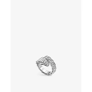 BVLGARI Serpenti Diamond Ring - White Gold