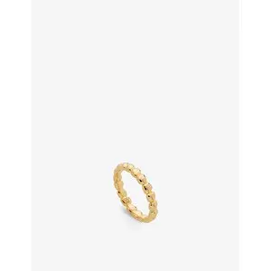 Monica Vinader Nura Teardrop Eternity Ring - Yellow Gold