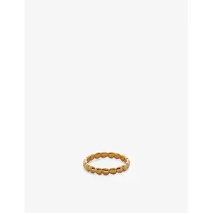 Monica Vinader Nura Teardrop Eternity Ring - Yellow Gold