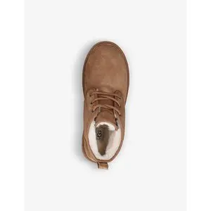UGG Neumel Logo-debossed Suede Chukka Boots - Tan