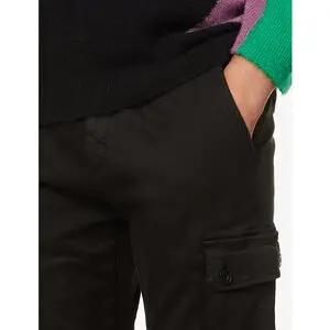 REPLAY Jaan Hyperflex Slim-fit Slim-leg Cotton-blend Cargo Trousers