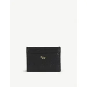 Mulberry Grained Leather Card Holder - Black