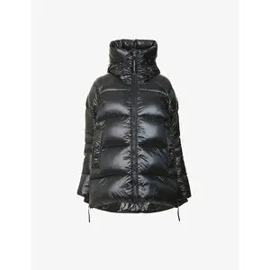 Canada Goose Cypress Funnel-neck Shell-down Jacket - Black