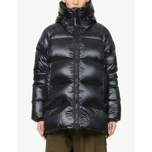 Canada Goose Cypress Funnel-neck Shell-down Jacket - Black