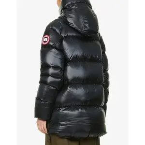 Canada Goose Cypress Funnel-neck Shell-down Jacket - Black