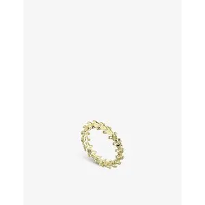 SHAUN LEANE Serpent Trace Band Ring - Yellow Gold Vermeil