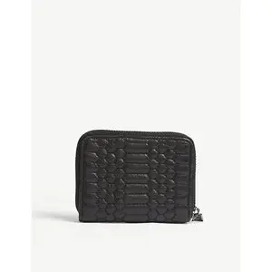 Zadig&Voltaire Matelasse Leather Wallet - Noir