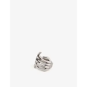 SERGE DENIMES Skeleton Hands Sterling Ring