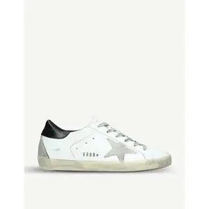 Golden Goose White Leather Trainers
