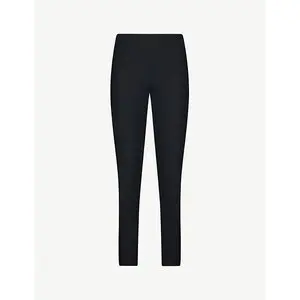 Whistles Super Stretch Cotton Trousers - Black