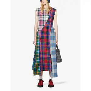 RAVE REVIEW Iggy Asymmetric Deadstock-wool Midi Dress