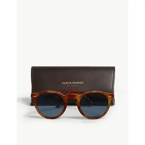 Oliver Spencer Tortoiseshell Round-frame Sunglasses