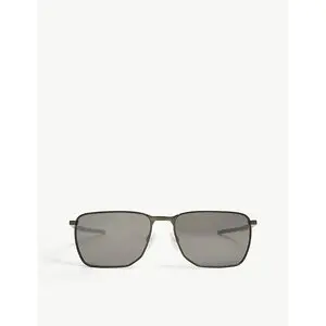 Oakley Ejector Metal Rectangular Sunglasses - Grey