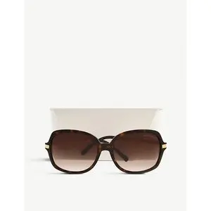Michael Kors Adrianna Ii Round-frame Sunglasses - Tortoise