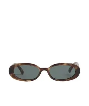 Le Specs Outta Love Oval-frame Sunglasses - Tort