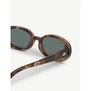 Le Specs Outta Love Oval-frame Sunglasses - Tort